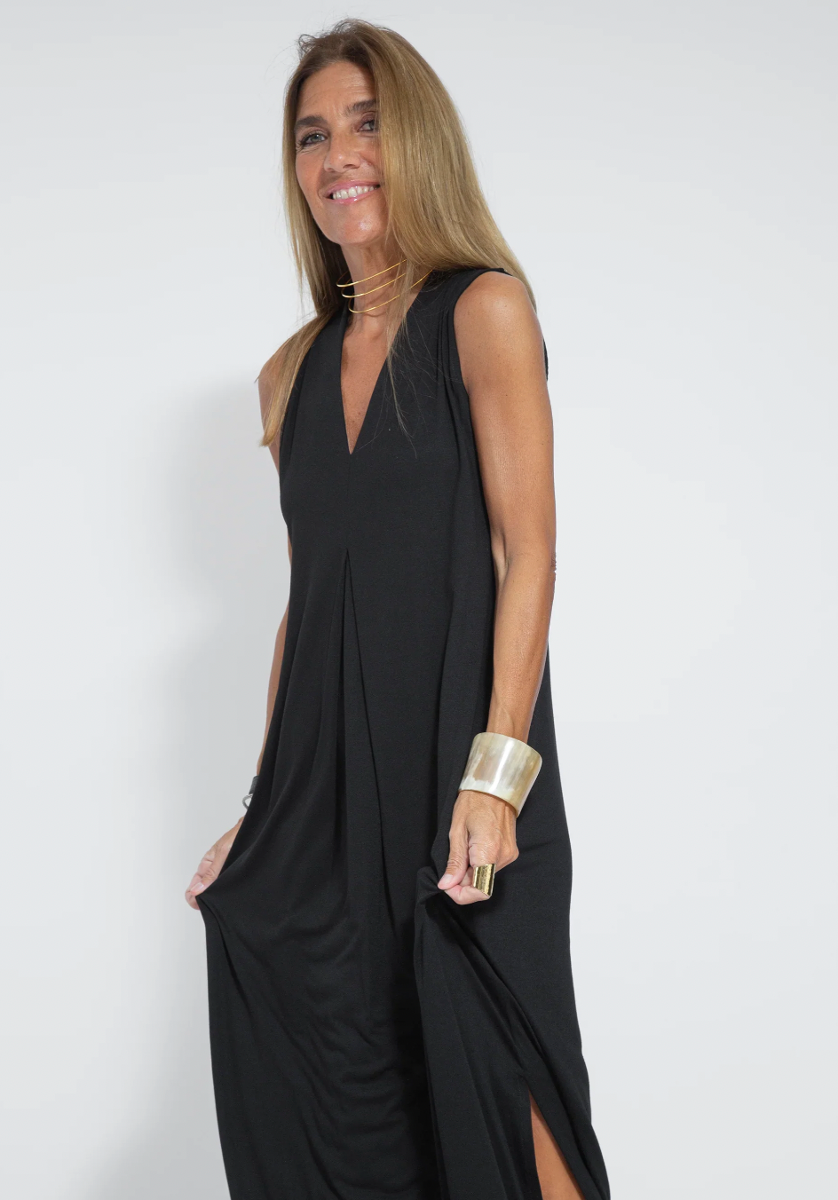 Ensemble Élégant Robe Maxi et Gilet Femmes – Dolce-luxe